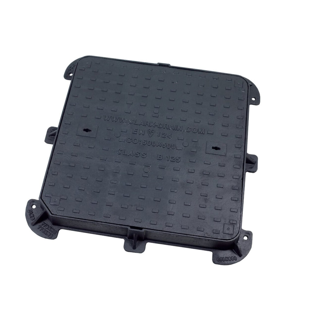 600mm x 600mm Ductile Manhole Cover & Frame (Rated B125) - ECS Pumps